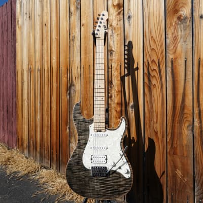 ESP Original Snapper CTM/M/FM See Thru Black 6-String | Reverb