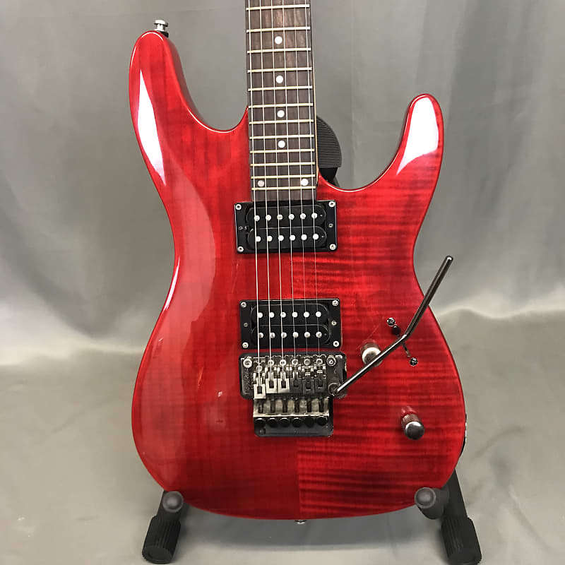 Dean Custom 350F Trans Red | Reverb