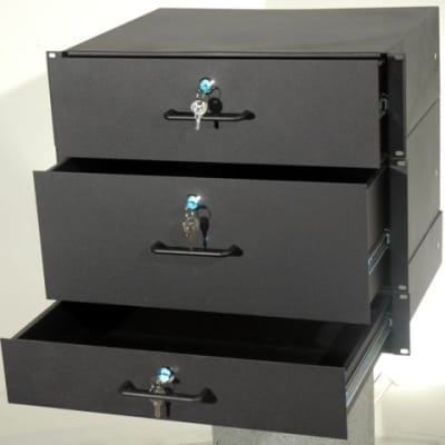 Grundorf T8 Wireless Rack 8U. With Wireless Mic Storage | Reverb