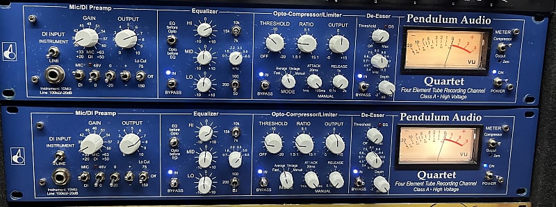 Pendulum Audio Quartet Channel Strip (Stereo Pair) | Reverb