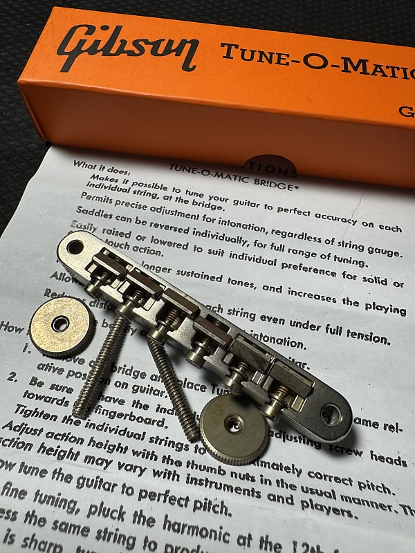 Gibson Area 59 Historic Ltd. Orange Box ABR-1 Nickel aged | Reverb