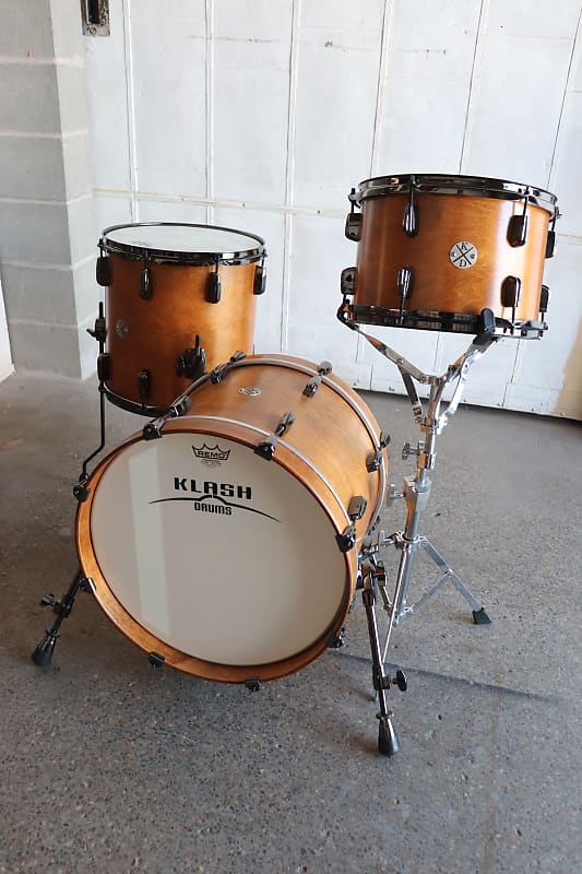 Klash Custom Drum Kit 3pc Set 18/14/12" Nordic Maple Shells | Reverb
