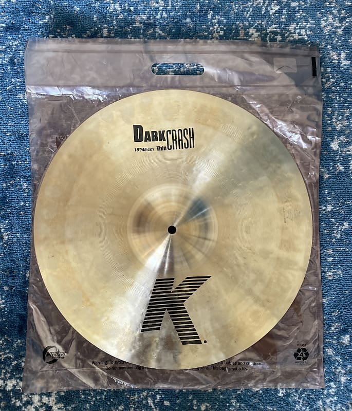 VIDEO! 18” Zildjian K Dark Thin Crash | Reverb