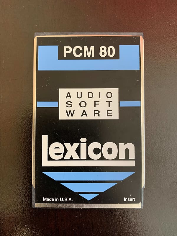 Lexicon PCM 80 Dual FX V1.0 Algorithm Card | Reverb