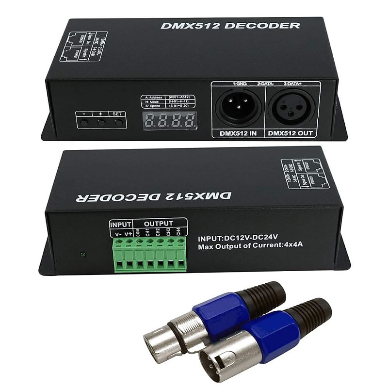 Dmx 512 Led Decoder Controller For Rgb Tape Strip Light | Reverb