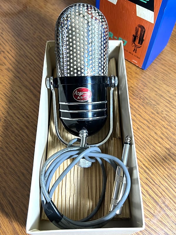 Vintage 1960's ARGONNE "Pill" AR-57 Microphone - new in box - | Reverb