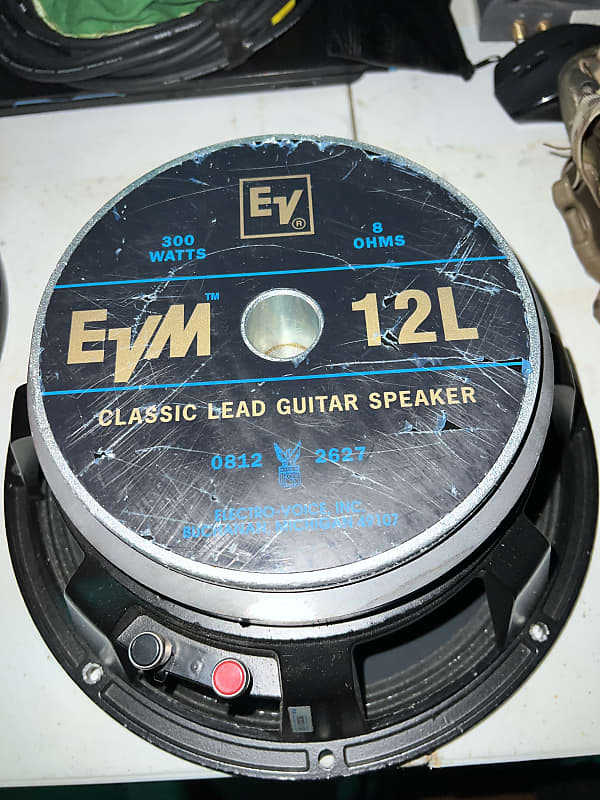 Electro Voice EVM 12L SUPERLEAD 2018 Black/Gold/Blue | Reverb