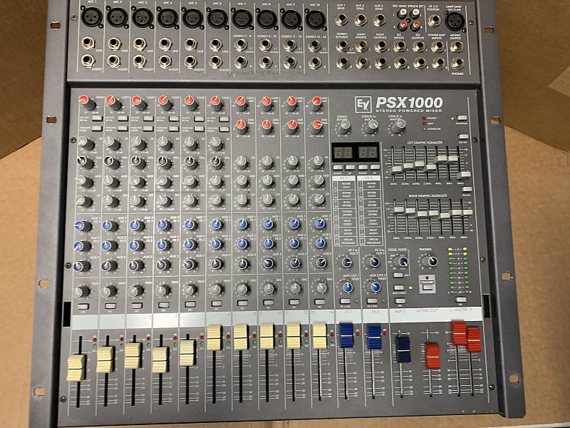 ELECTRO-VOICE PSX 1000 STEREO POWERED MIXER W GOOSENECK | Reverb