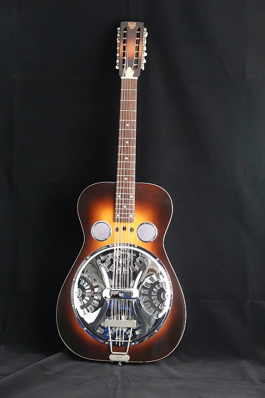 Dobro 12-String Round Neck Resonator 1977 Sunburst | Reverb