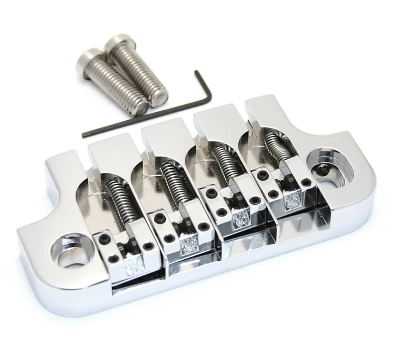 Hipshot Chrome SUPERTONE 2-point Bridge for Gibson® 1967-1973 | Reverb