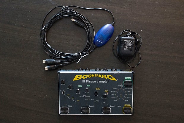 Boomerange III Phrase sampler Looper Pedal w/ Power Supply | Reverb