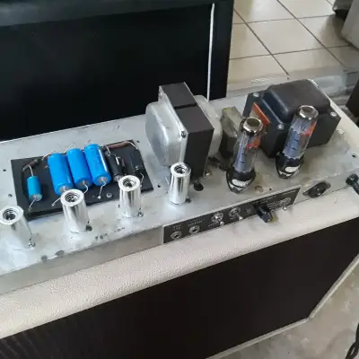 1967 Fender Bassman Silverface Amplifier Chassis AB 165 | Reverb