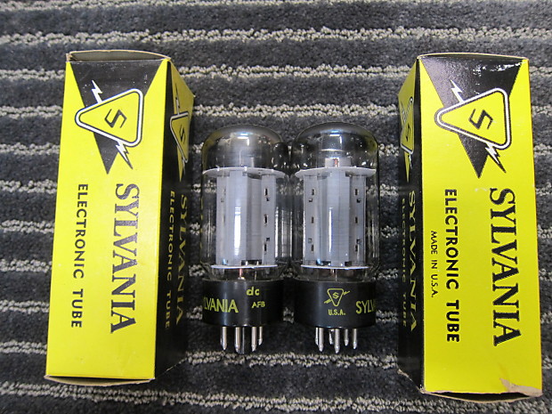Pr Vintage Sylvania 6L6GC Power Tubes, Ex Soun,Same | Reverb Canada