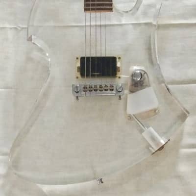 Fernandes MG-85C Clear Acrylic Mockingbird-Hide of X Japan | Reverb
