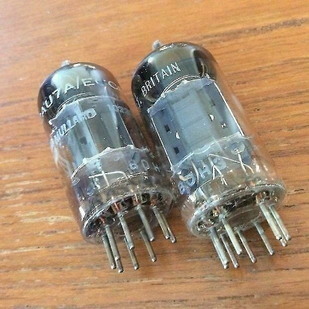 Matched pair vintage Mullard Ecc82 12au7 iec tubes Britain | Reverb UK