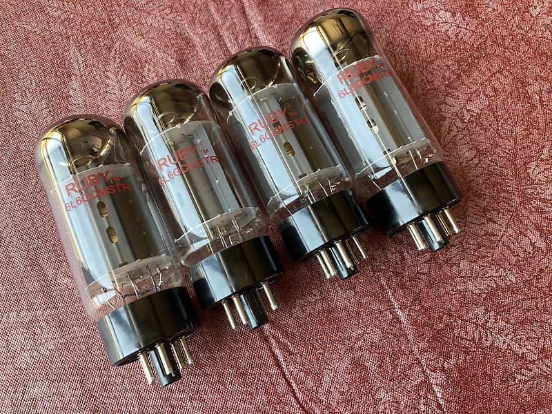 Ruby Tubes 6L6GC-MSTR Power Tubes *Nesstone Matched Qaud* | Reverb