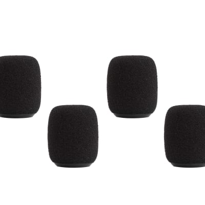 Shure RK183WS Set of 4 of Microflex Lavalier Black Snap-Fit | Reverb