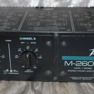 Peavey M-2600 mark V series power amplifier | Reverb