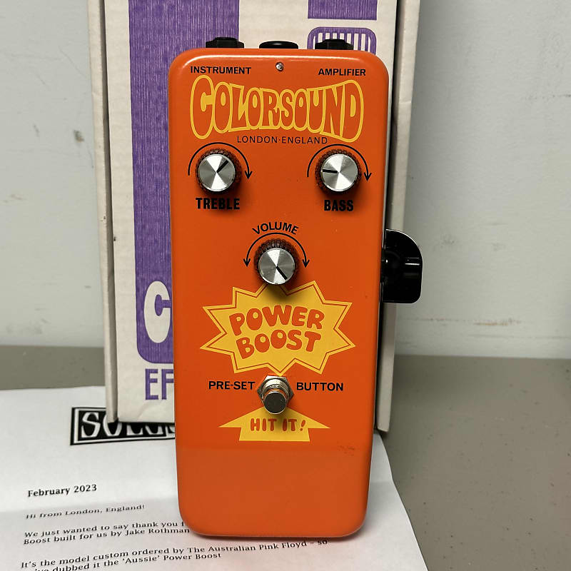 ColorSound "Aussie" Power Boost Fuzz Jake Rothman Build | Reverb