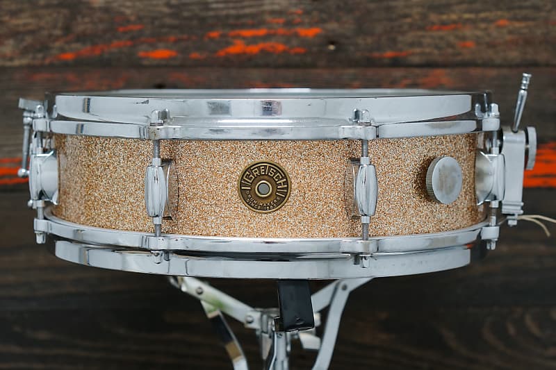 Gretsch 4x14" Progressive Jazz Snare Drum - 1960s Champagne | Reverb