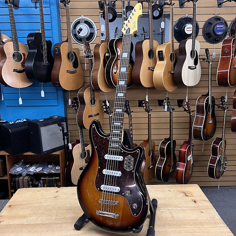 Schecter Hellcat VI Electric Bass (3-Tone Sunburst) | Reverb