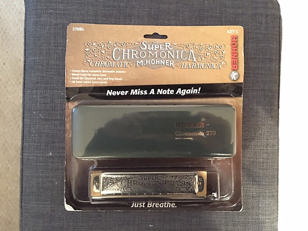 Hohner super chromonica Super Chromonica 270BL Key Of C | Reverb