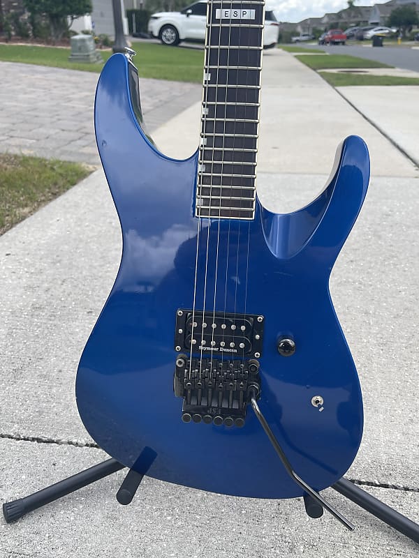 ESP M-1 Custom 1986-1987 - Blue | Reverb