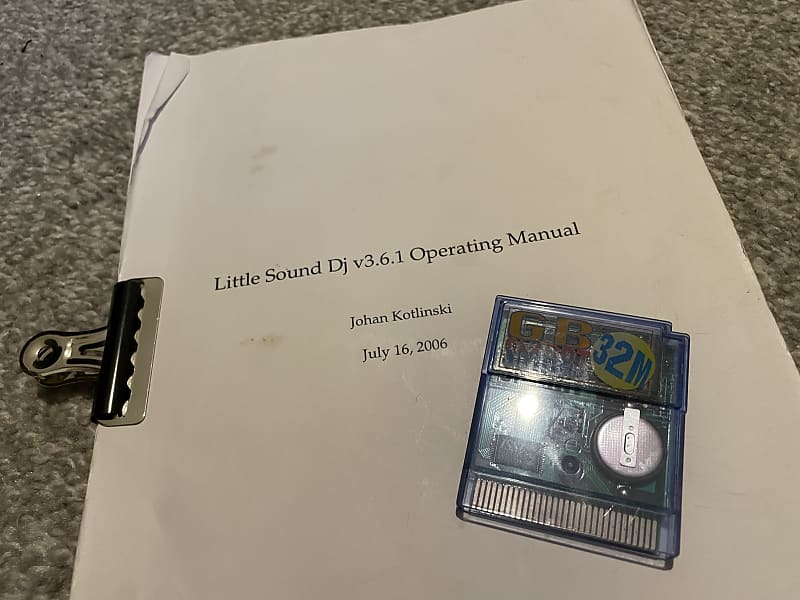 LSDJ LSDJ 3.6.1 - 8 bit Synth Sequencer GameBoy Cartridge & | Reverb