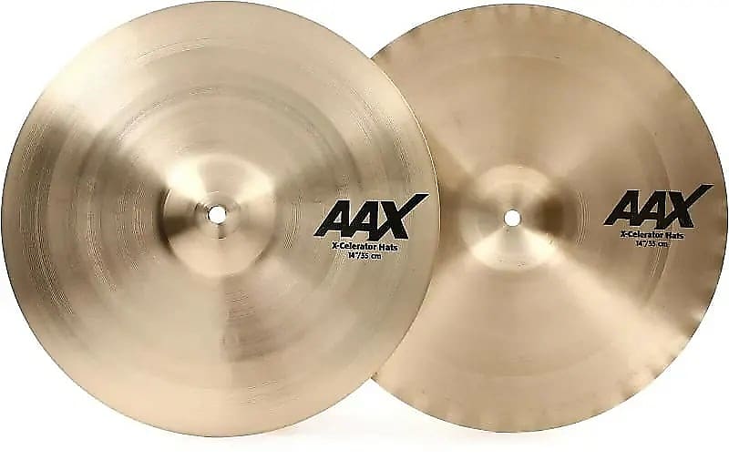 Sabian 14" AAX X-Celerator Hi-Hat Cymbals | Reverb