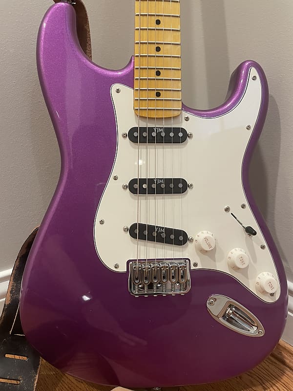 Partscaster YJM strat-style hardtail - Purple Metallic | Reverb