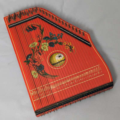 Zither Heaven Rock-It Stick Dulcimer Guitar With Bag, Wrench, | Reverb