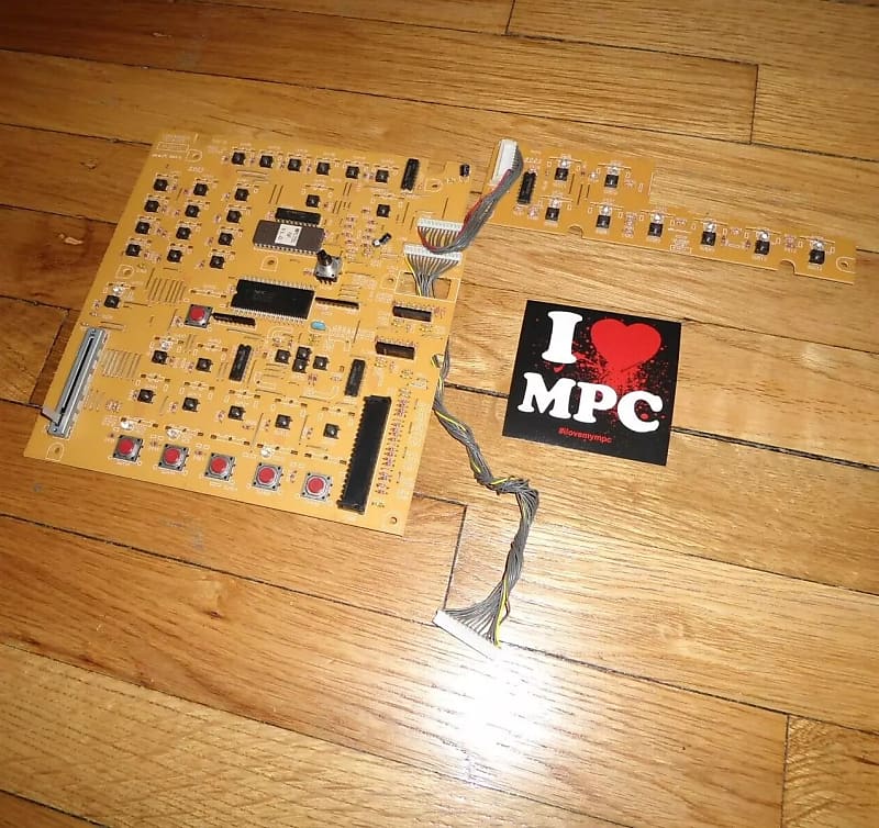 AKAI MPC 2000XL TOP BUTTON CONTROL & UPPER RIGHT PAD BANK PCB | Reverb