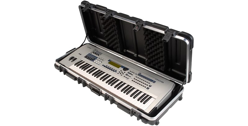 SKB 1SKB-4214W TSA 61-Note Keyboard Flight Case w/ Wheels | Reverb