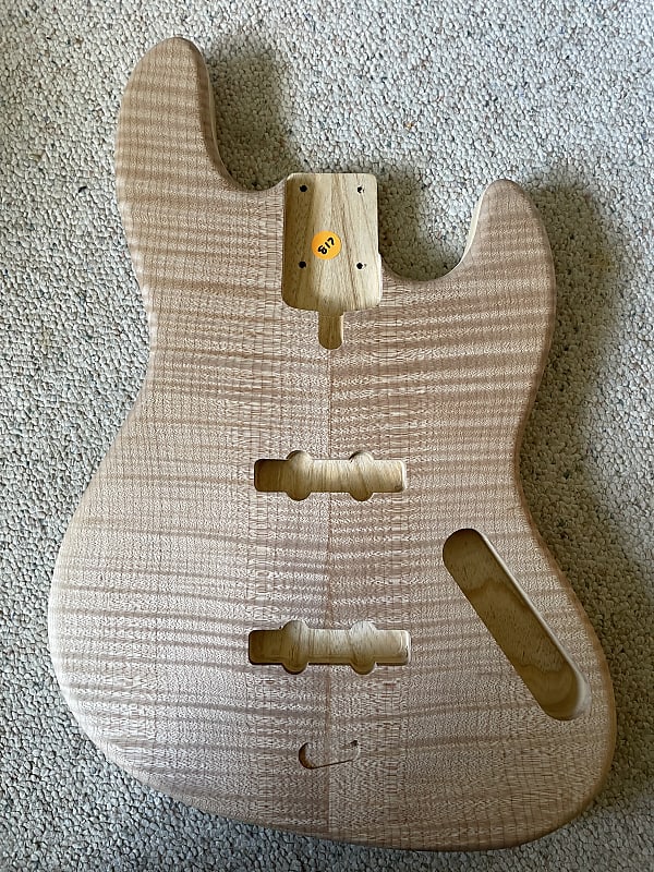 MusiKraft Jazz Bass Body (Fender-licensed) - unfinished | Reverb