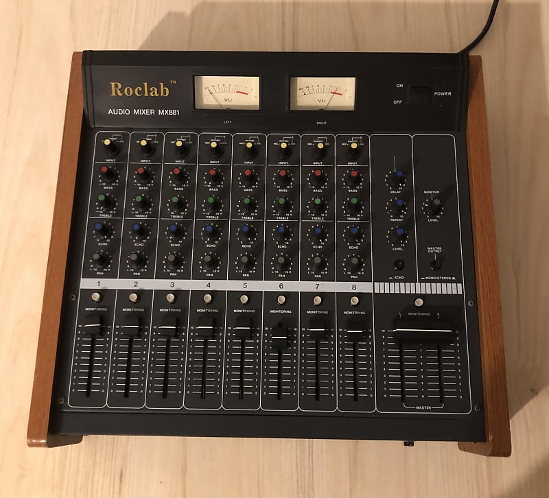 very rare Roclab Mixer with Analogue BBD Echo Delay, Vintage | Reverb
