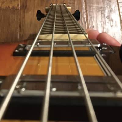 Vintage Univox Badazz Bass Guitar 1974 Sunburst with Original | Reverb