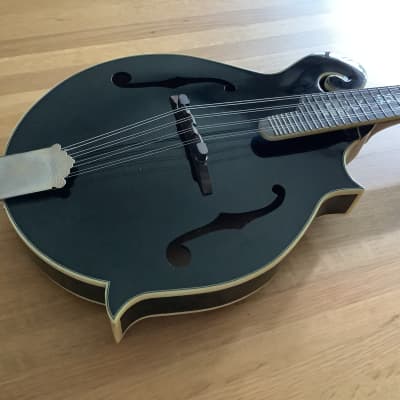 Johnson MF 370 2005 - Dark black F style mandolin | Reverb