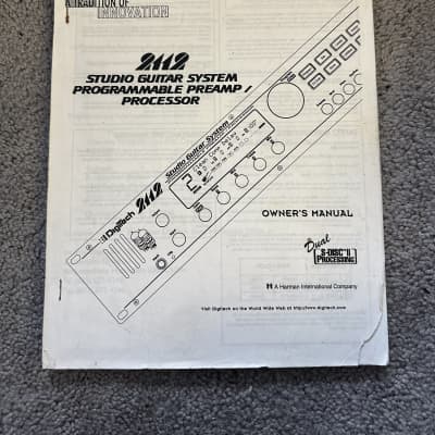 DigiTech 2112 Programmable Preamp Processor | Reverb