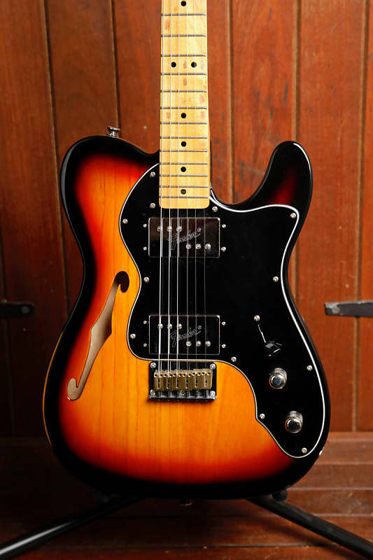 Squier Vintage Modified '72 Telecaster Thinline Sunburst 2016 | Reverb