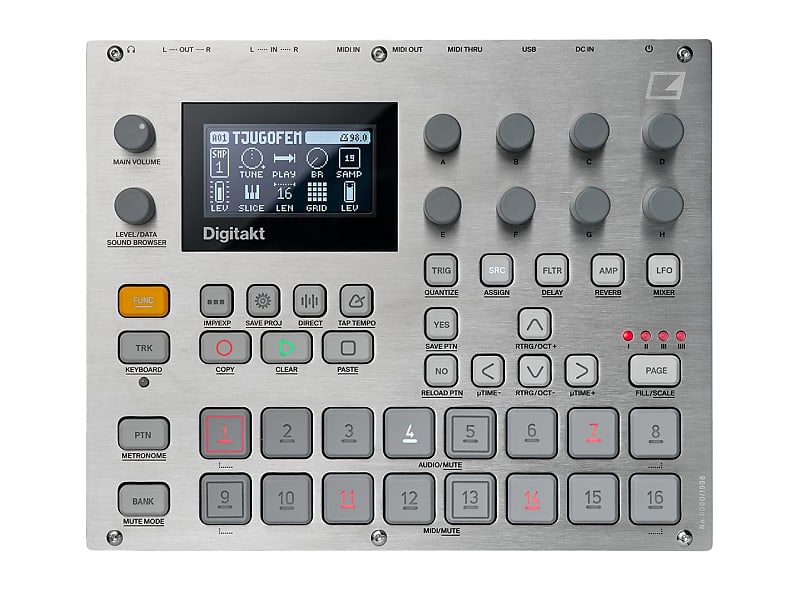 Elektron Digitakt e25 Edition 8-Voice Digital Drum Computer + | Reverb