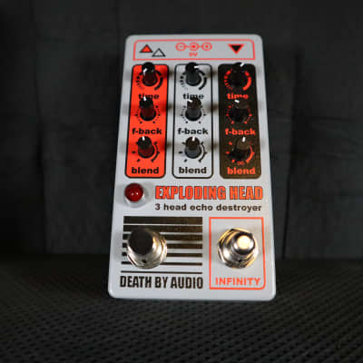 Death By Audio Exploding Head 2022 - Grey / Red | Reverb