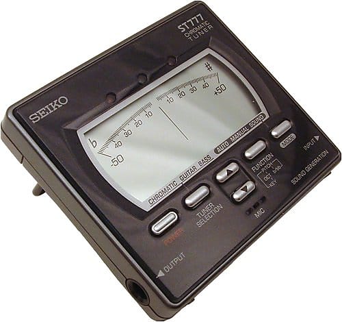 Seiko ST777 Black Chromatic Tuner [ProfRev] | Reverb