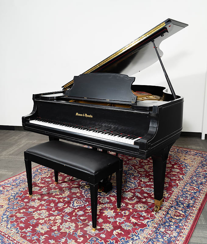 Mason & Hamlin Model AA Grand Piano | Satin Ebony | SN: 43110 | Reverb