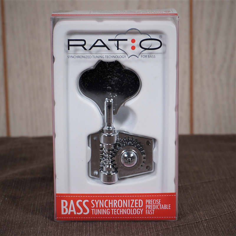 Graph Tech Bass 4-In-Line Ratio Bass Guitar Machine Heads | Reverb