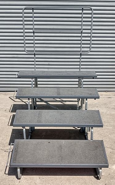 Wenger Tourmaster 4 Step Grey Choral Choir Stage Riser 4.5' x | Reverb
