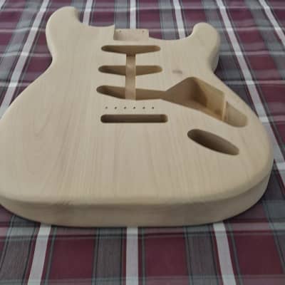 Woodtech Routing - 3 pc. Alder Stratocaster Body - Unfinished | Reverb