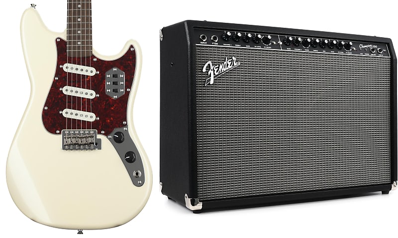 Squier Paranormal Cyclone Electric Guitar - Pearl White with | Reverb