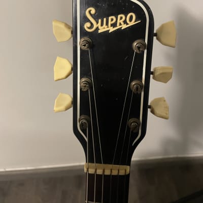 Supro Coronado 1590 with Original Hard Shell Case 1959-1960 | Reverb