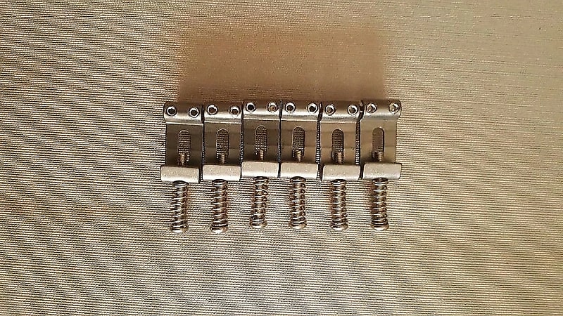 Titanium Alloy Strat Style Guitar Bridge Tremolo Saddles | Reverb