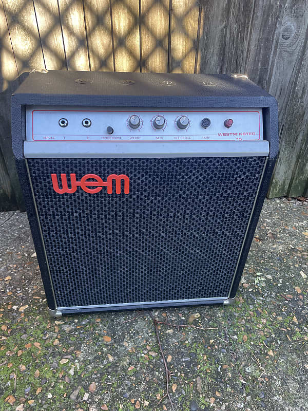 Vintage 1970s WEM Watkins Westminster 1x12 guitar | Reverb Deutschland
